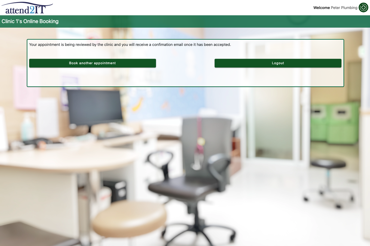 Online Patient Booking - MultiClinic